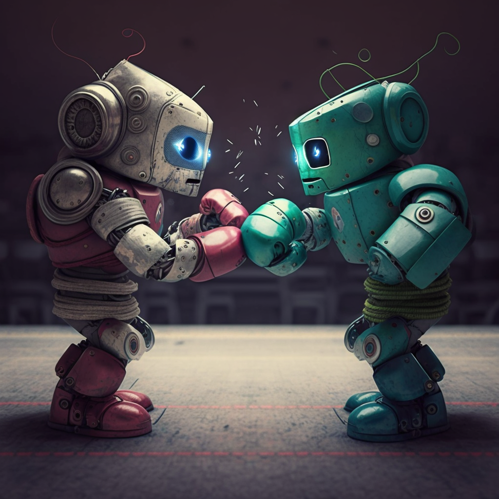 AI chatbot wars intensify: ESL/EFL Lesson Plan and Worksheet