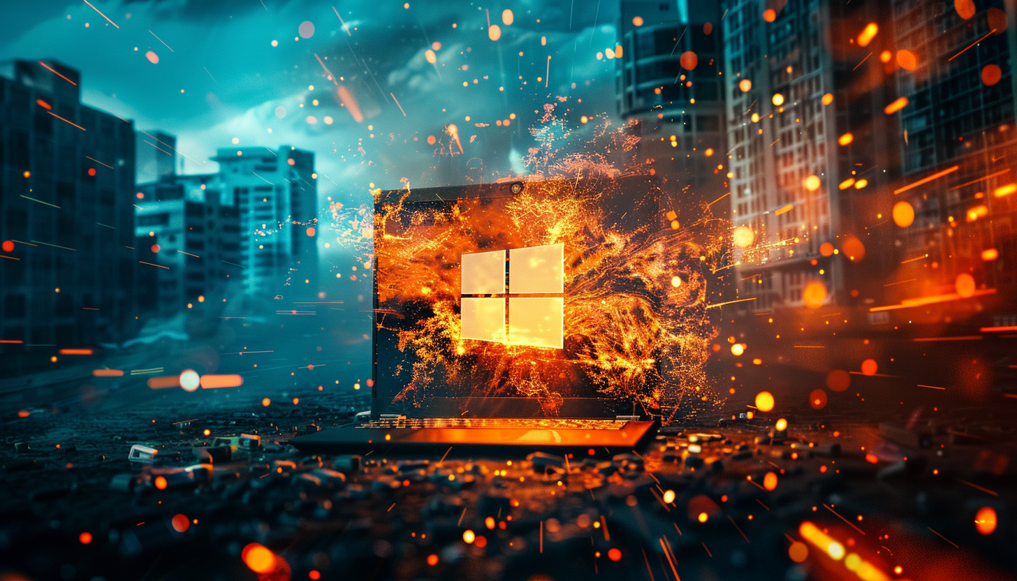 Windows update causes global chaos: ESL/EFL Lesson Plan and Worksheet